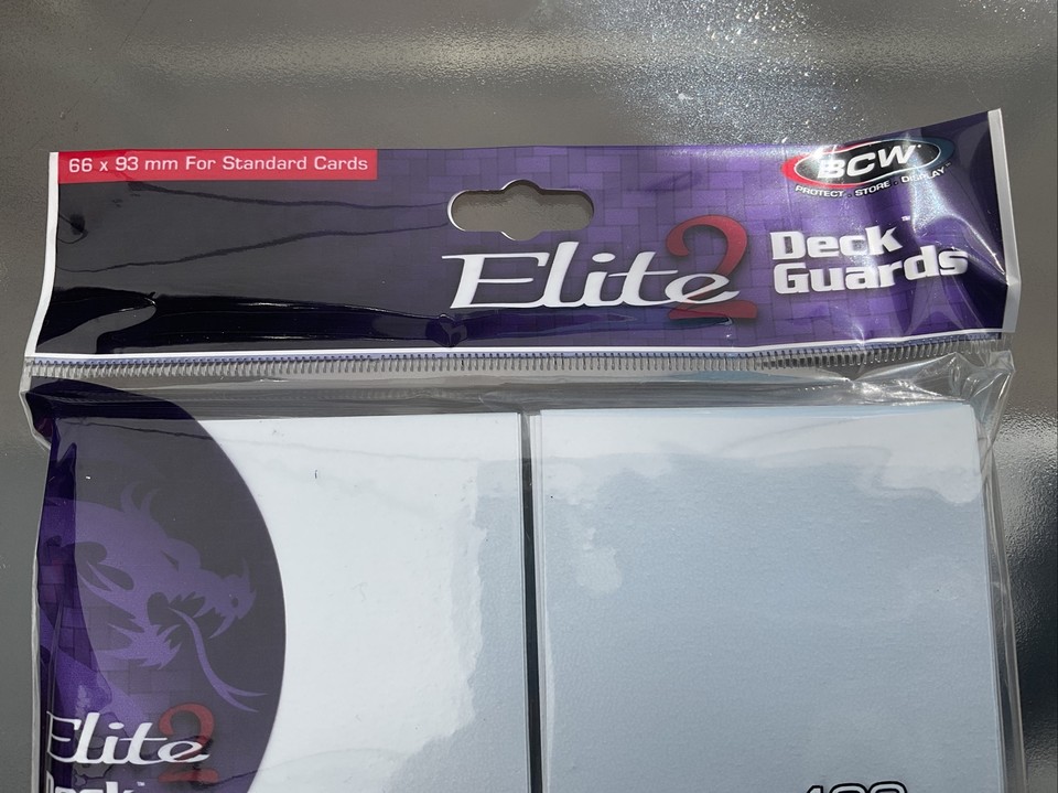 ELITE DECK GUARDS STANDARD SIZE DECK PROTECTOR 100 Sleeves PACK COOL ...