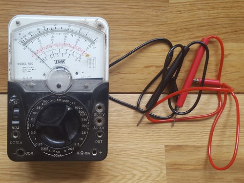 Tmk 500tu Vintage Analogue Multimeter Tester With Test Leads And box | eBay