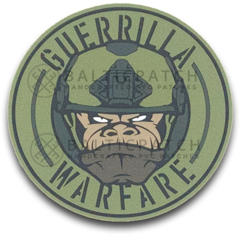 Morale PVC patch GUERRILLA WARFARE MILITARY MORALE badge | eBay