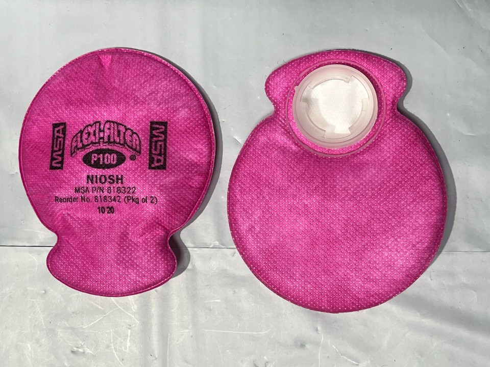 MSA HALF FACE WELDING PAINTING CONSTRUCTION DUST P100 RESPIRATOR ...