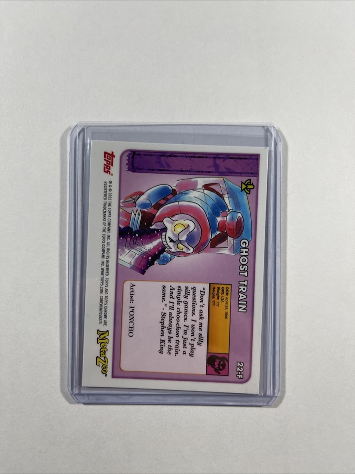 Topps Chrome Metazoo GHOST TRAIN Cryptid Camera Alt Art 22-F First ...