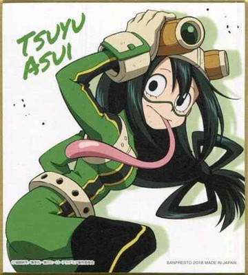 My Hero Academia cute Tsuyu Asui shikishi card zealous toy Collection ...