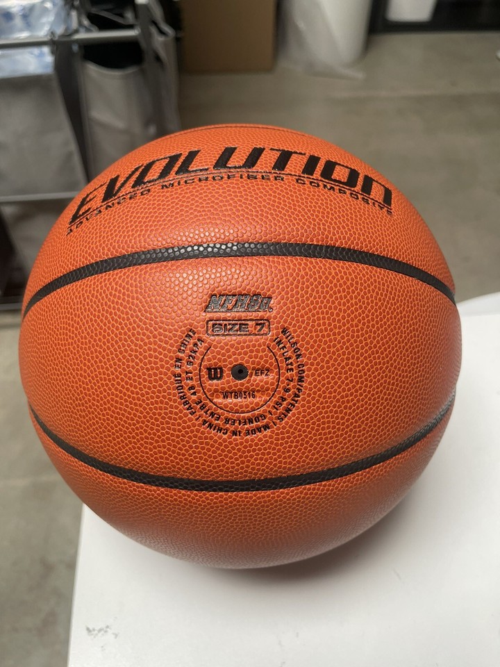 BRAND NEW Wilson Evolution Game Basketball - Orange/Black, Size 7 (29.5 ...