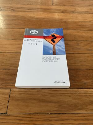 2017 Toyota Highlander/Highlander Hybrid Navigation System Owners ...