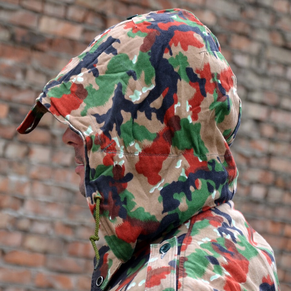 Original Swiss M70 Camo Field Jacket Surplus Alpentarn Alpenflage Coat ...