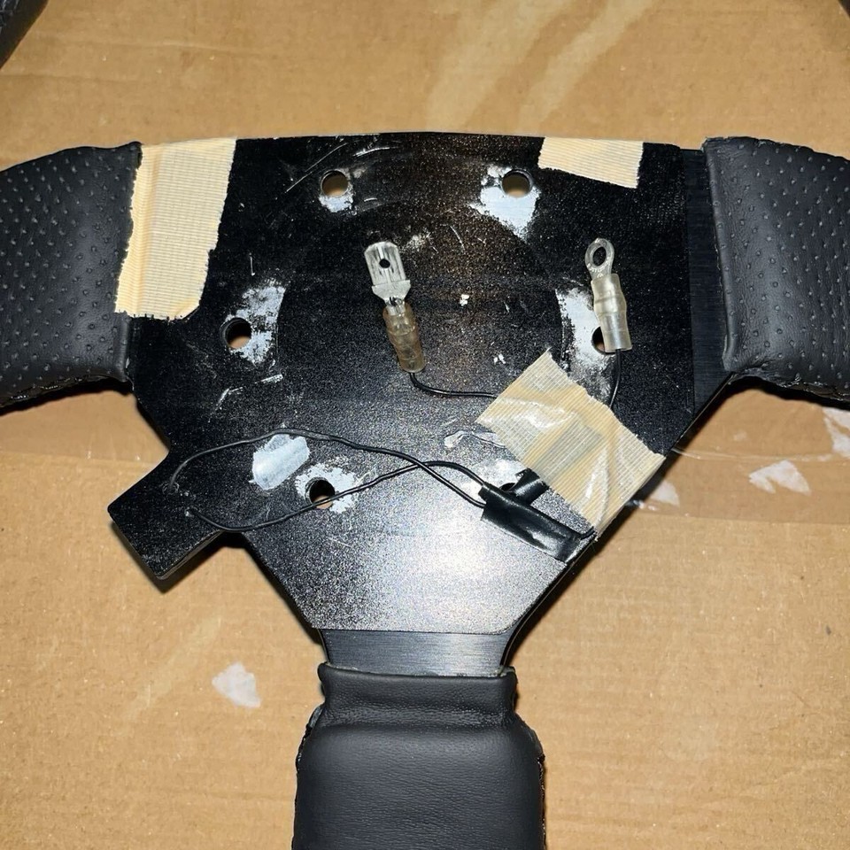 ATC Sprint D-Shape Steering Wheel 350x325mm Leather Deep Dish JDM Lotus ...