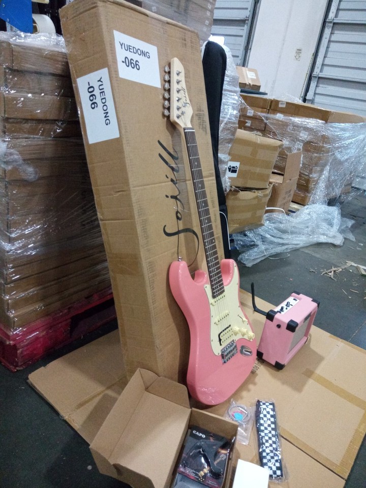 US Warehouse Open Box ST 6 String Electric Guitar No Tariff & Gig Bag ...