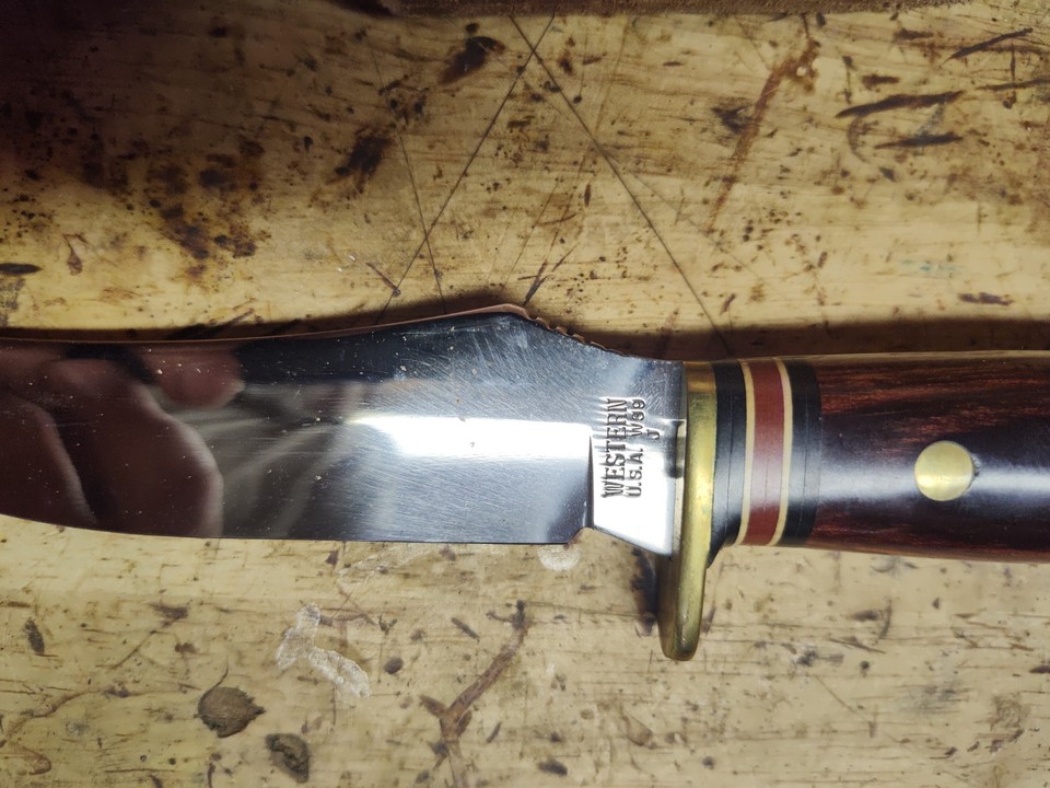 Vintage Western W39 J W-39 J Knife Boulder Colorado Hunting Skinning ...