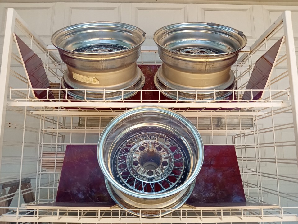 1988 Appliance True Spoke Wire (3) Wheels 15x8 JJTB Rear W/Front 14×7 ...