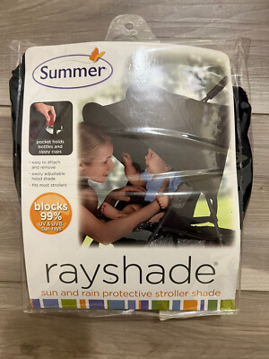 Summer Infant Rayshade UV Protective Stroller Shade Cover, Black | eBay