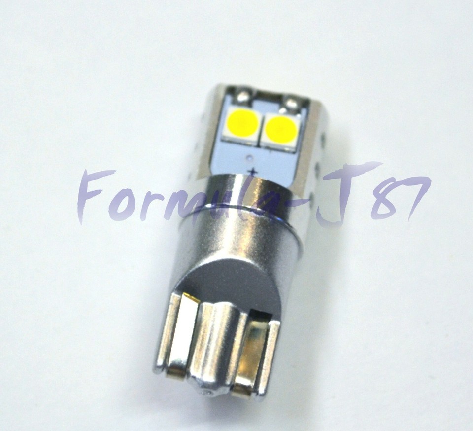 LED 3030 Light Green 194 Two Bulbs License Plate Rear Replace OE Color ...