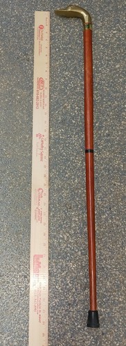 Art Deco Pool Cue Walking Stick With A Brass Duck Head Handle **HAND ...