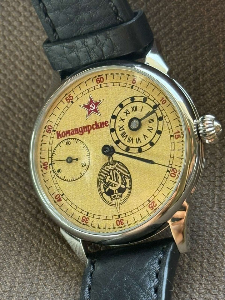 Vintage Watch Wrist Regulator Mechanical USSR Komandirske Spy Russian ...