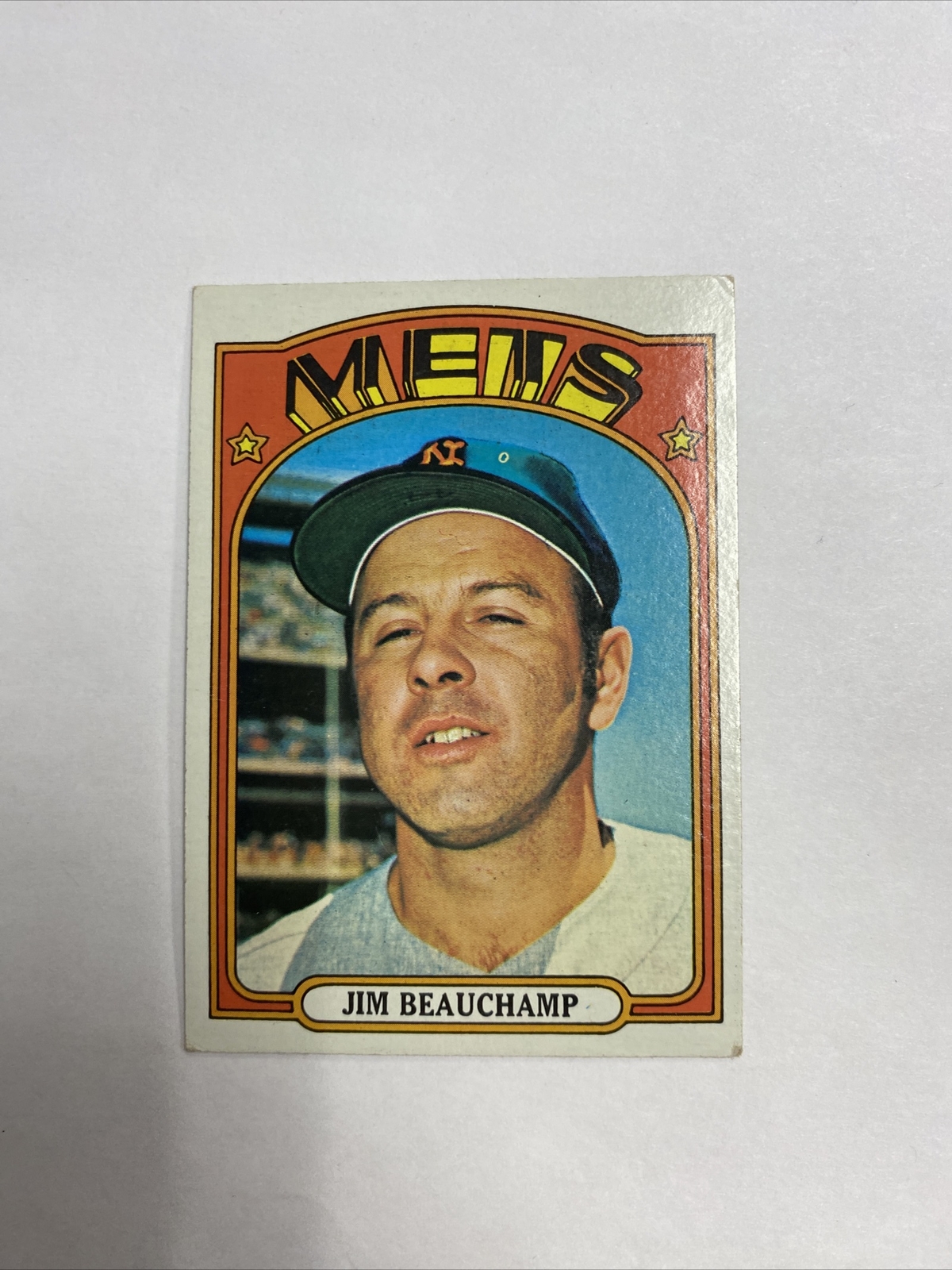 1972 Topps Baseball Jim Beauchamp New York Mets Card #594 | eBay