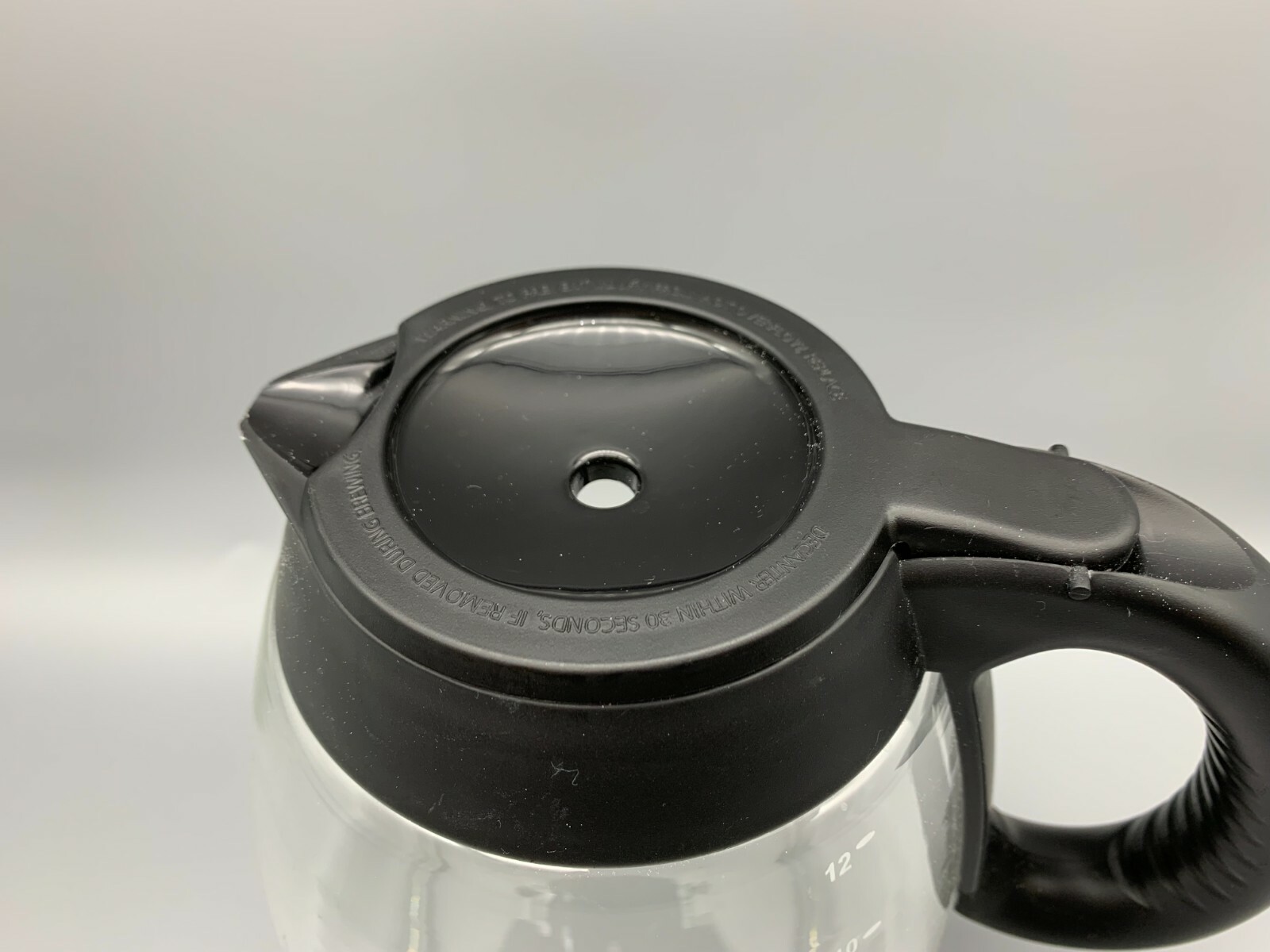 Mr Coffee 12 Cup Glass Replacement Coffee Pot Carafe Black Lid And ...