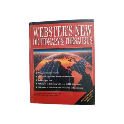Webster's New Dictionary & Thesaurus 1995 Hardcover Book | eBay Australia