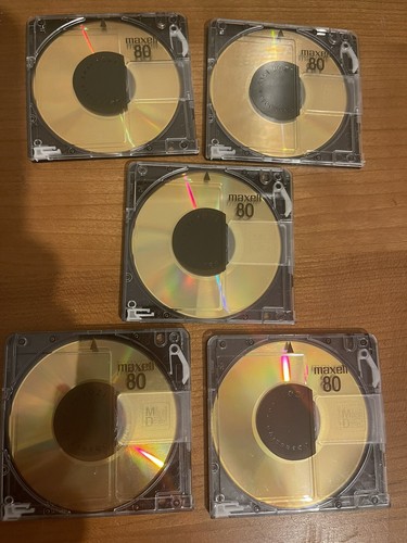 5 - Maxell Minidisc 80 minute Gold 80 | eBay
