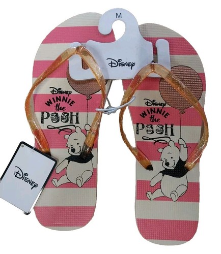 PRIMARK DISNEY LADIES WINNIE THE POOH FLIP FLOP SLIPPERS SANDALS SLIP ...