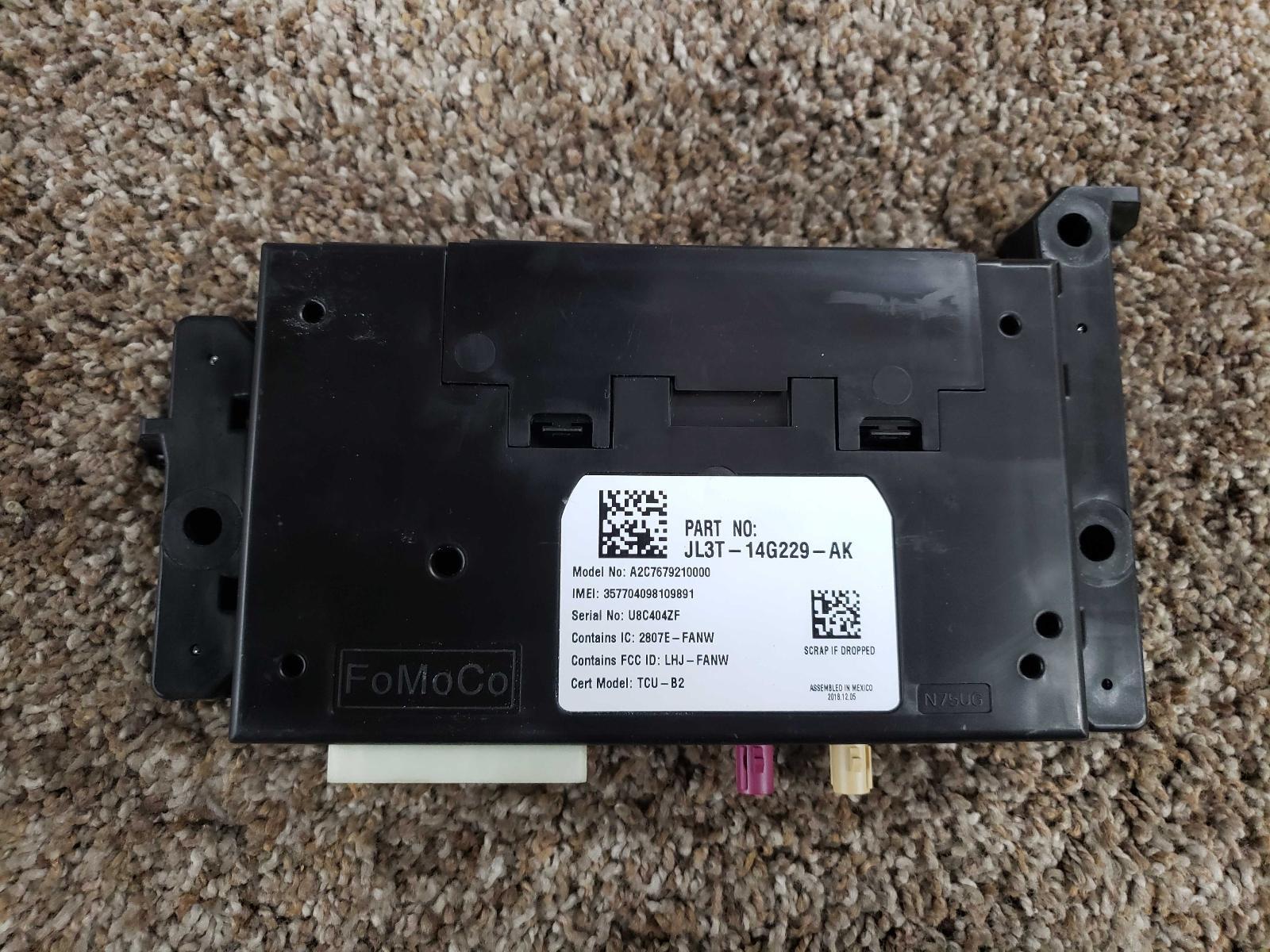 2019 FORD F150 Telematic Control Module iD# JL3T14G229AK | eBay
