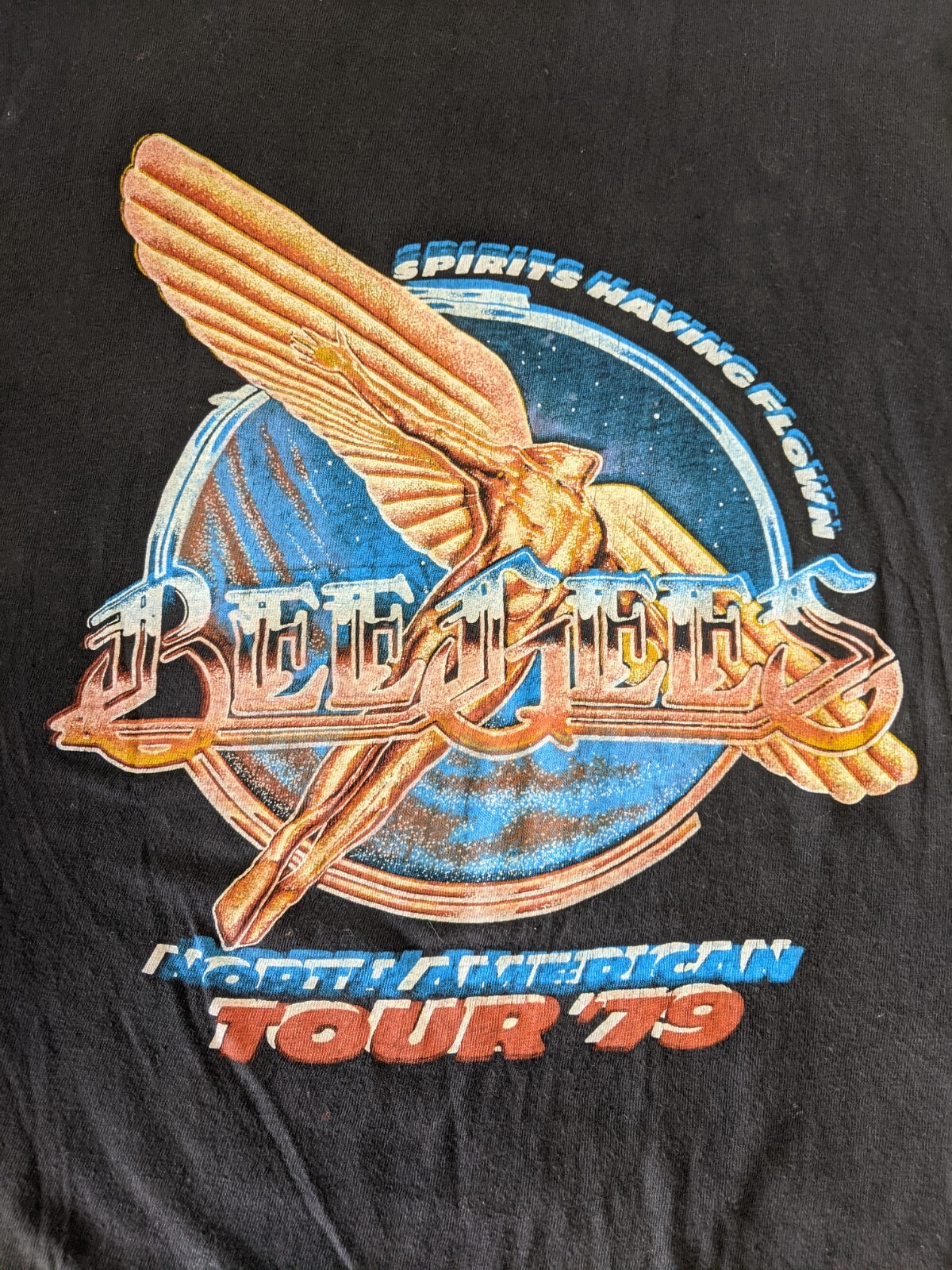 RARE VINTAGE 1970's BEE GEES CONCERT TOUR SHIRT SPIR… - Gem