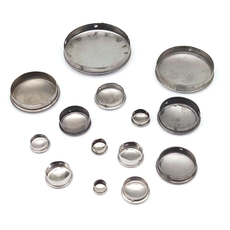 Round Stainless Steel End Cap Caps For Tubing Pipe Inserts Bungs ...