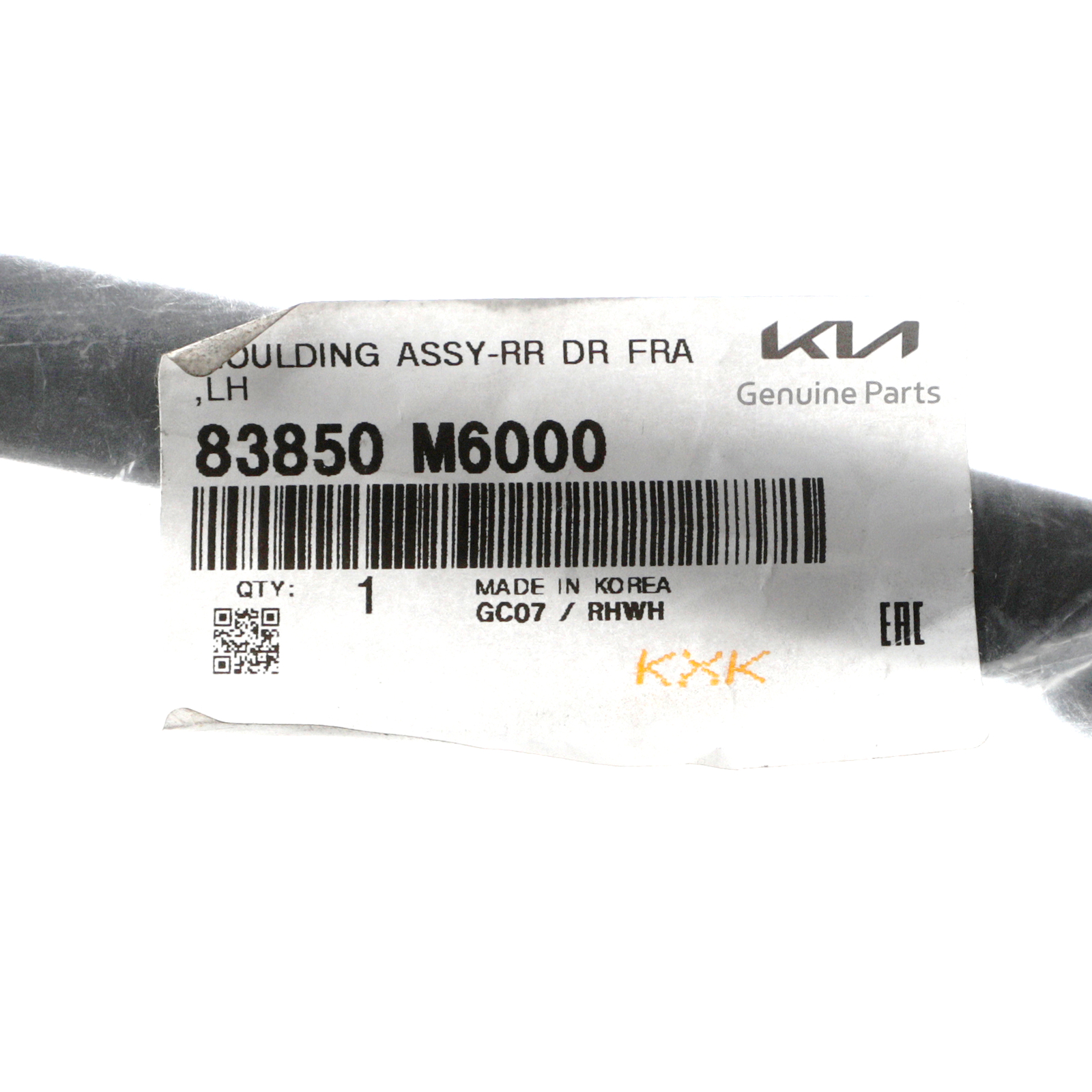 OEM Genuine Kia Rear Door Molding Trim LH 19 Forte 83850-m6000 for sale ...