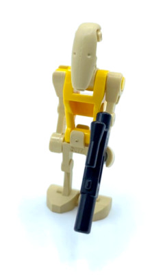 NEW LEGO Battle Droid Commander Minifigure Yellow Torso 7670 7681 ...