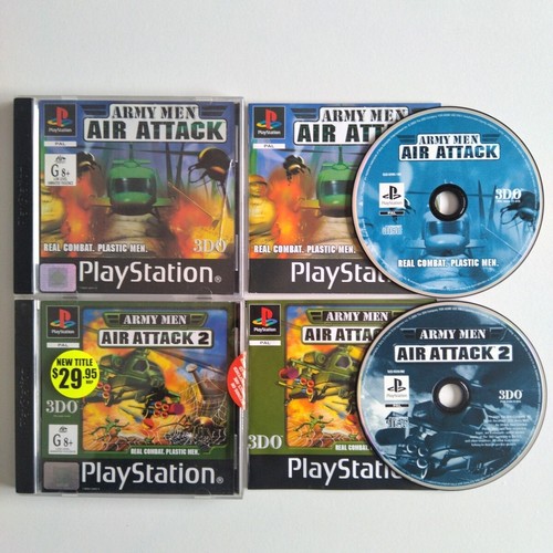 Army Men Games: Air Attack 1 & 2 (PS1 Games | PAL | Complete inc ...