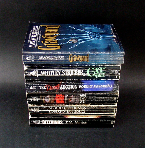 Paperbacks From Hell Lot Of 6 Vintage Horror Novels Rare OOP Mystery ...