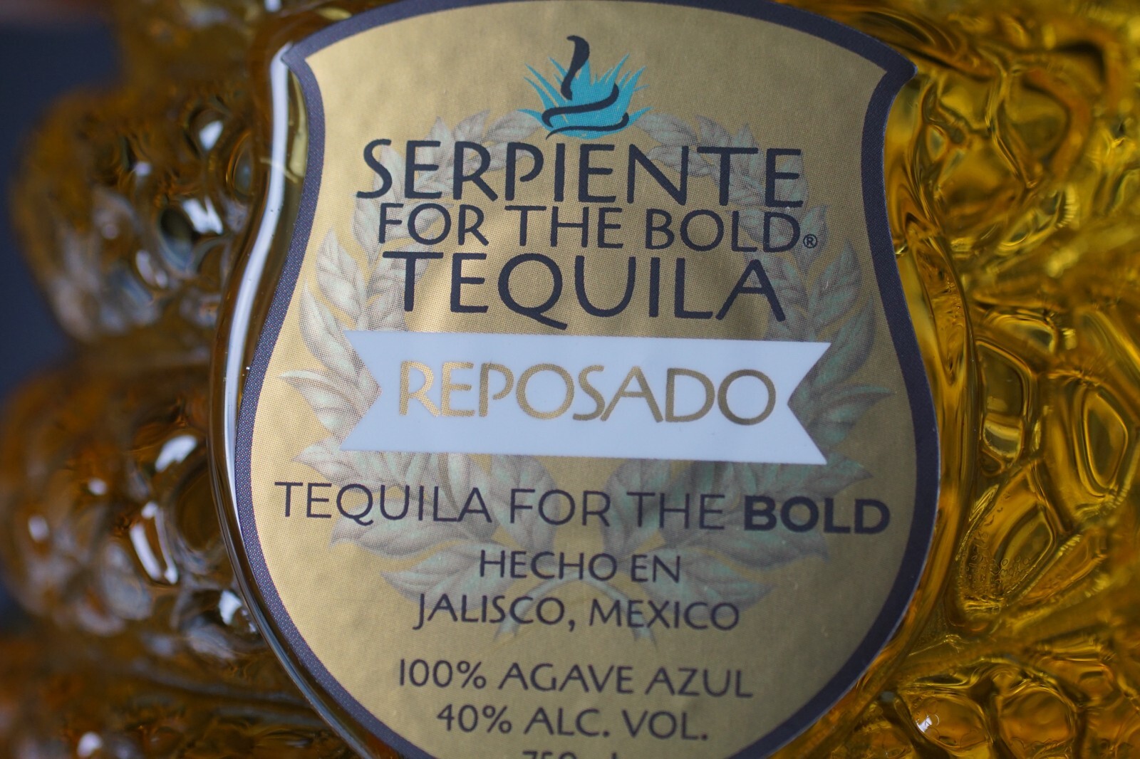 SERPIENTE Reposado "Snake" Tequila Empty 750 ml Bottle/Display Box | eBay