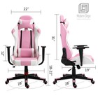 Ergonomic Racing Gaming Chair Swivel Recliner Office Executive Computer ...