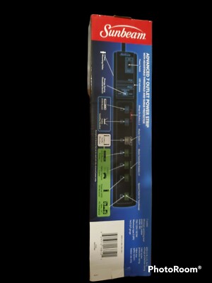 Sunbeam Advance 7 Outlet Power Strip With Surge Protector "FAST ...