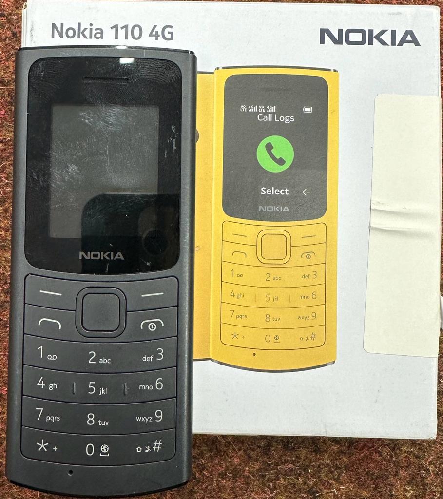 100% Original Nokia 110 4G LTE BIG Button & Unlocked Dual Sim (14 Days ...