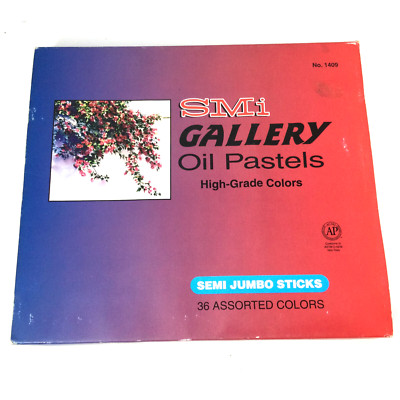 SMi Gallery Oil Pastels High Grade Colors Semi Jumbo Sticks 36 | eBay