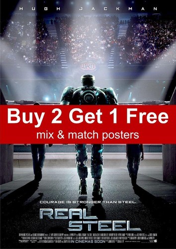 Real Steel 2011 Movie Teaser Poster | eBay UK