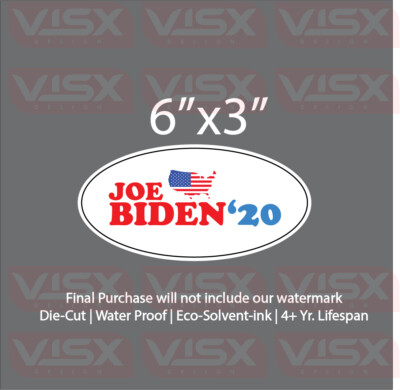 Joe Biden 2020 Bumper Sticker Decal Prank Funny campaign president '20 ...