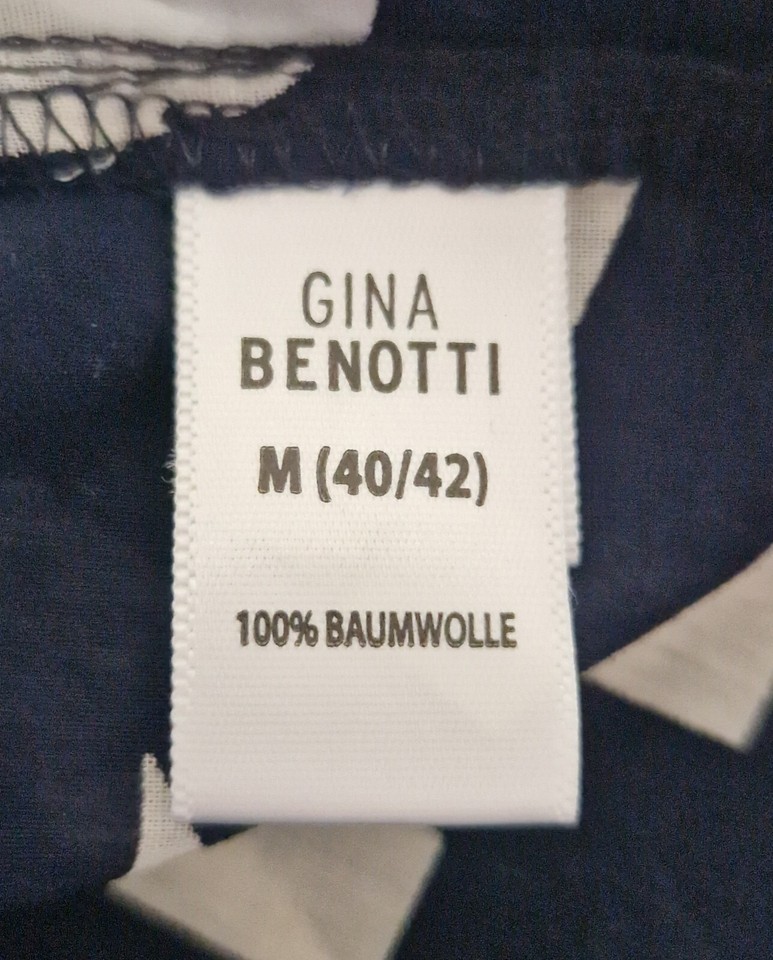 Bluse *Gina Benotti -Ernstings Family* - Gr. 40/42 blau weiß - NEU ...