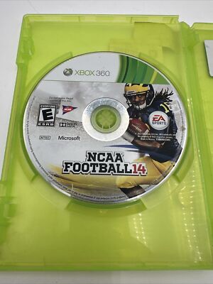 NCAA Football 14 (Xbox 360, 2013)- Disc Only- TESTED & WORKS ...