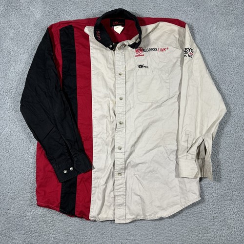 Vtg MO BETTA 90s Mens Sz L/XL Red Tan Black Western Cowboy Shirt Rodeo ...