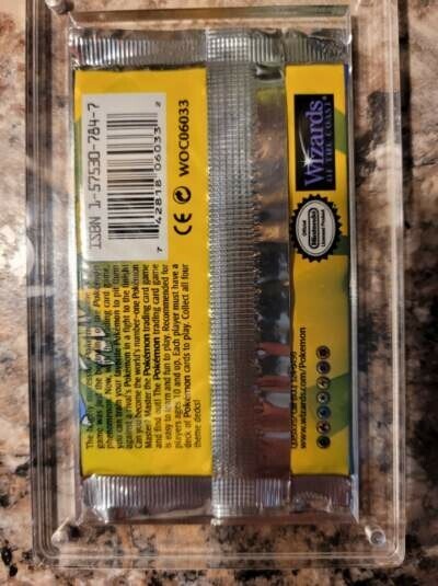 HEAVY 1st Edition 1999 Pokemon Base Set Pack.(21.2863 Grams On ...