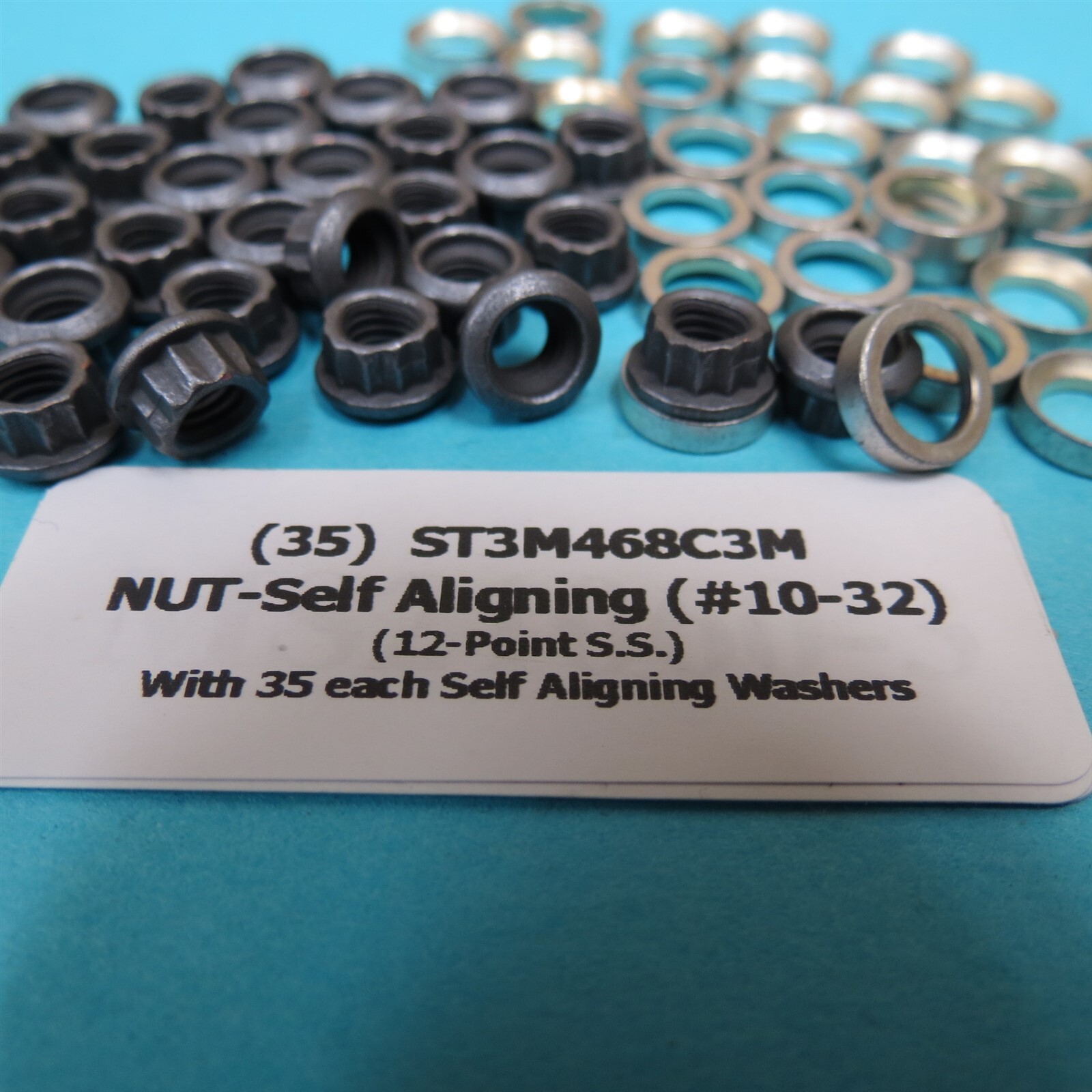 35 Sets Self-Aligning #10-32 Boeing ST3M468C3M Aircraft 12-Point Nuts ...
