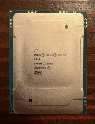 Intel Xeon Silver 4216 SRFBB 2.1GHz 16 Core LGA3647 Server CPU GRADE A+ ...