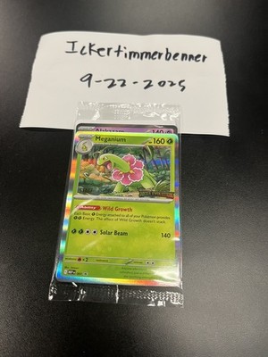 Pokemon MEGA EVOLUTION STAFF PROMO SET Sealed NM Set Of 4 in hand ready ...