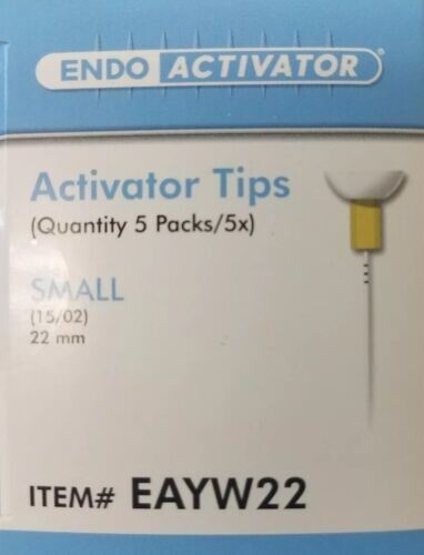 Endoactivator Tips Small Yellow 25 Activator Tips 22 mm Dentsply Tulsa ...