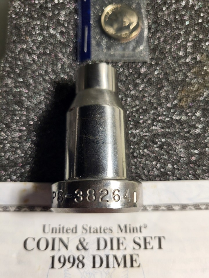 United States Mint COIN & DIE Set 1998 Dime With COA | eBay