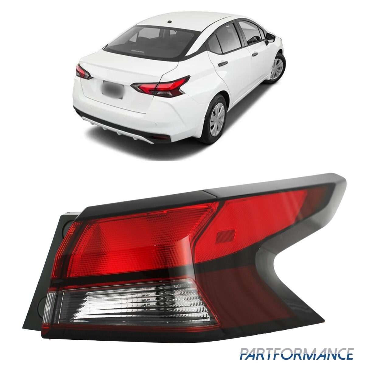2020-2023 Nissan Versa Tail Light Brake Lamp Outer Passenger Side ...