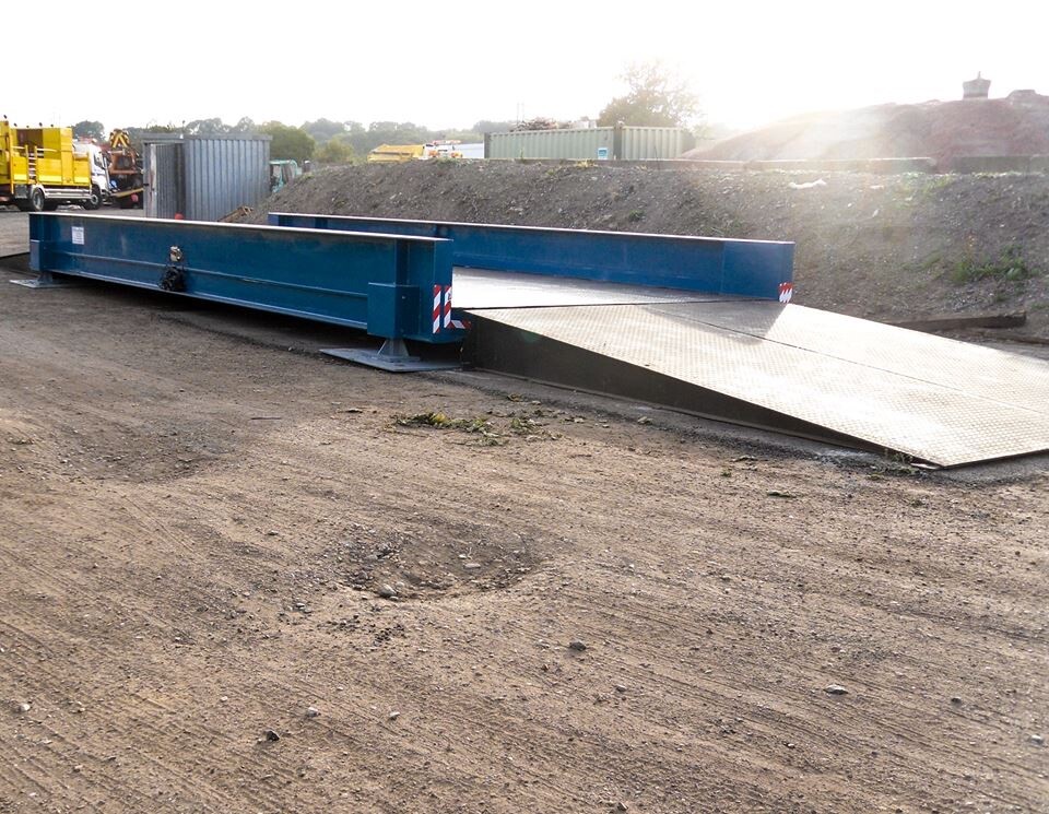 used 8 x 3m drive through weighbridge w/Ramp PURCHASE or HIRE available ...