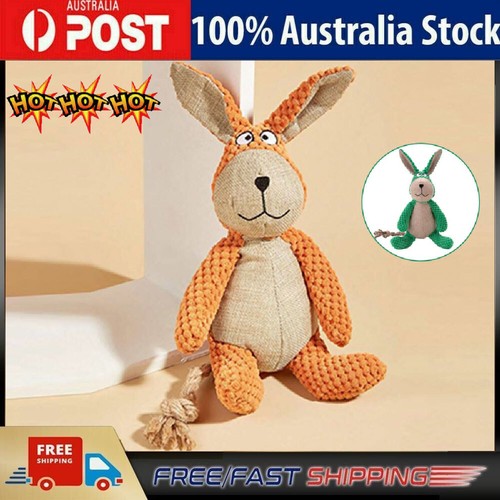 Robust Rabbit Dog Chew Squeaker Toy VP | eBay Australia