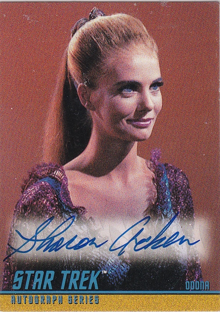 STAR TREK THE ORIGINAL SERIES SEASON 3 A79 SHARON ACKER ODONA AUTOGRAPH ...