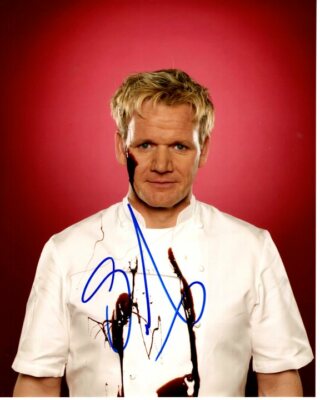 GORDON RAMSAY Signed Autographed 8x10 HELL'S KITCHEN Photo | eBay